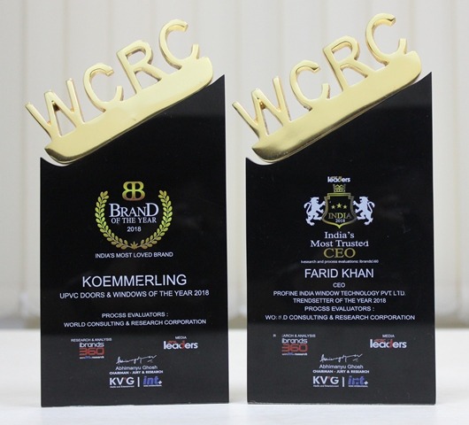 Koemmerling – Most loved brand of the year 2018 - KOEMMERLING