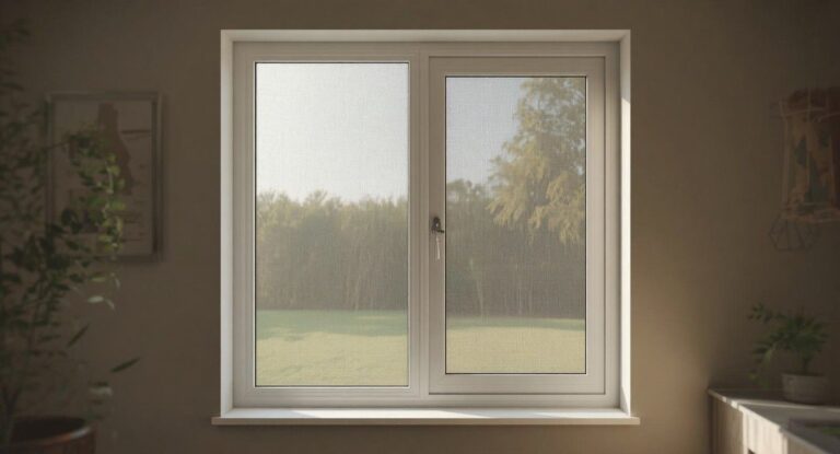uPVC Windows with Mosquito Net for Ventilation & Bug Protection